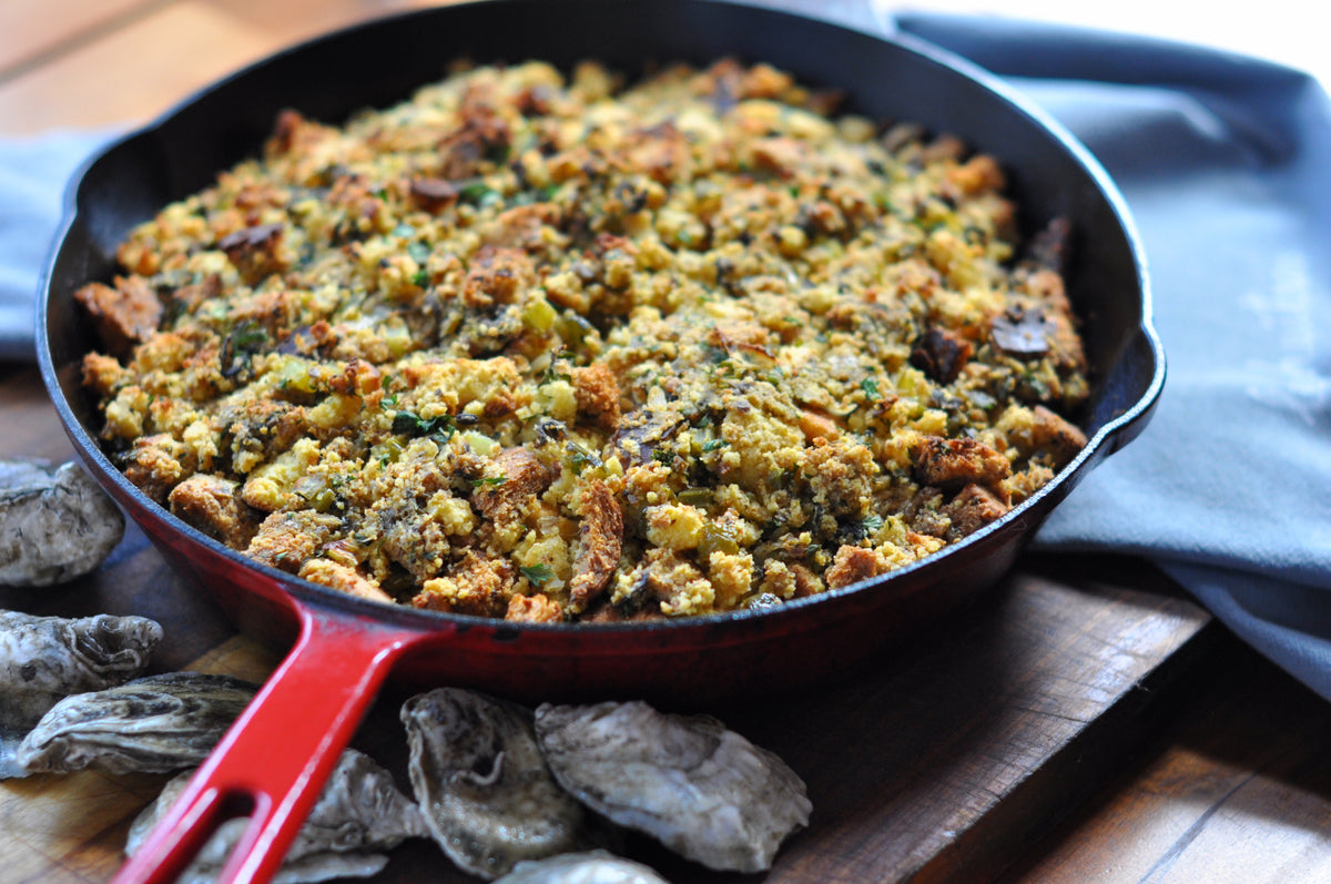 My Favorite Oyster Stuffing Recipe | Lady Oyster